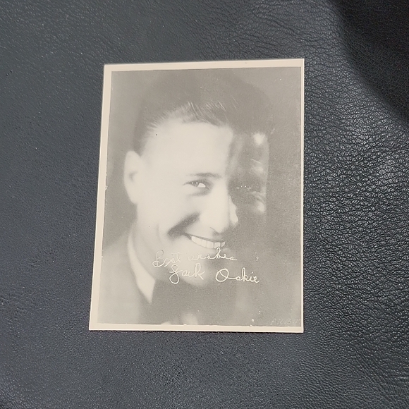 Vintage | Other | Vintage Jack Oakie Autographed Photo Card | Poshmark